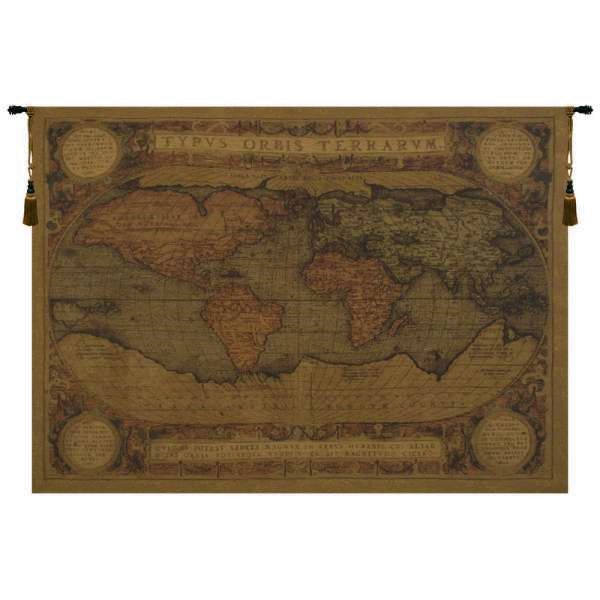 Tapestry - Antique World Map