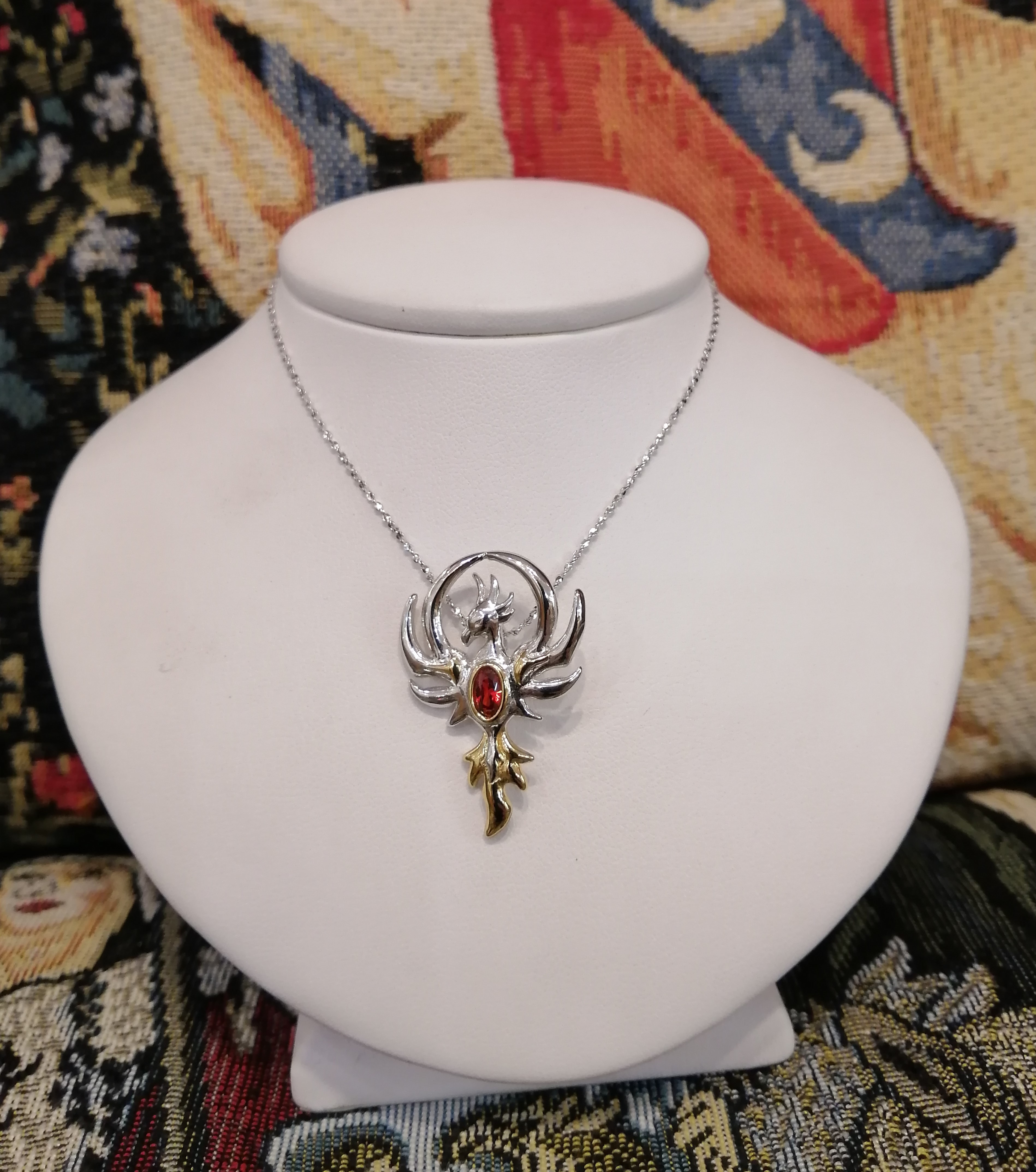 Collier Phoenix Rising - Compagnons Mythiques